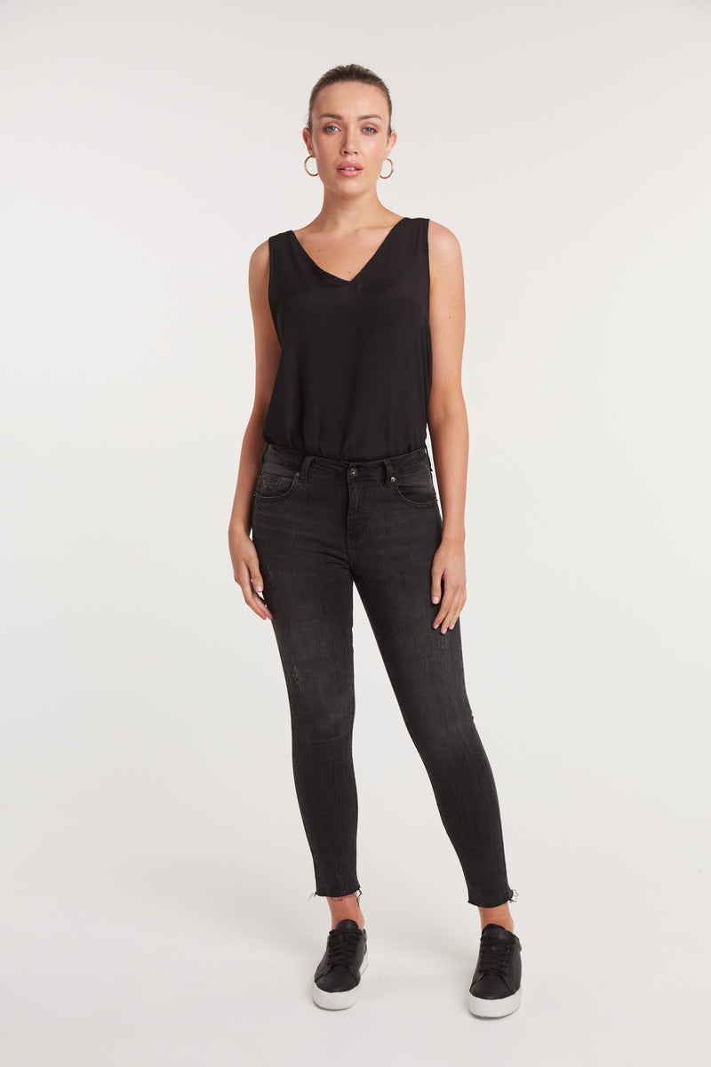 Junko Denim Jeans – Sustainable Soul - Black Rock