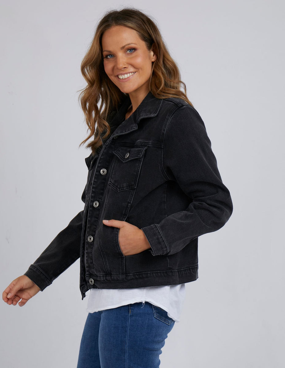Angie Denim Jacket – Sustainable Soul - Black Rock