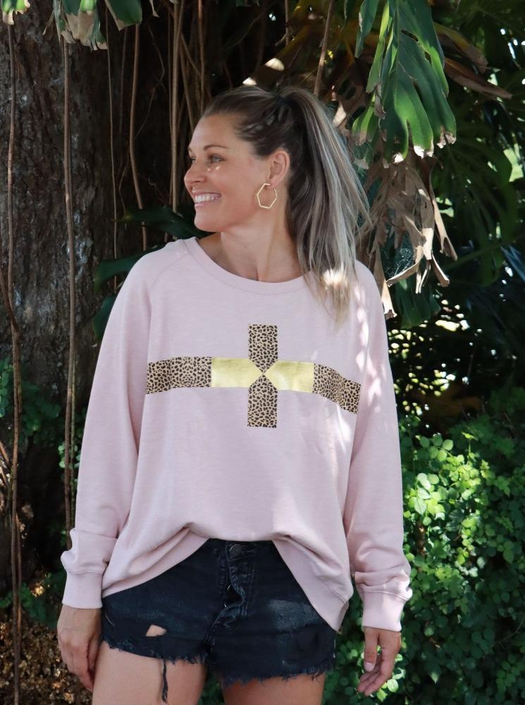 Rose Cheetah Sweater – Sustainable Soul - Black Rock